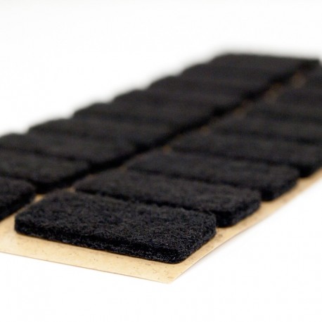 Filtknotter selvklebende og kantete